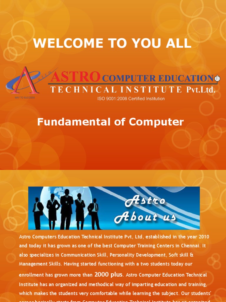 Welcome To You All: Fundamental of Computer | Download Free PDF ...