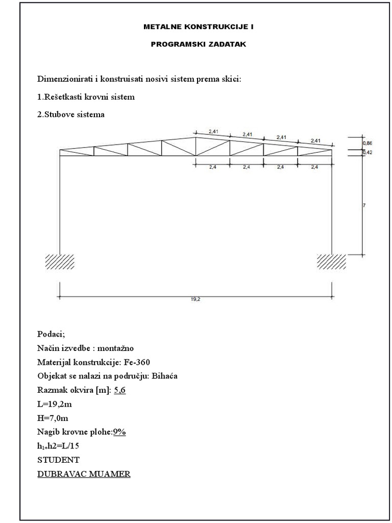 Metalne Konstrukcije | PDF