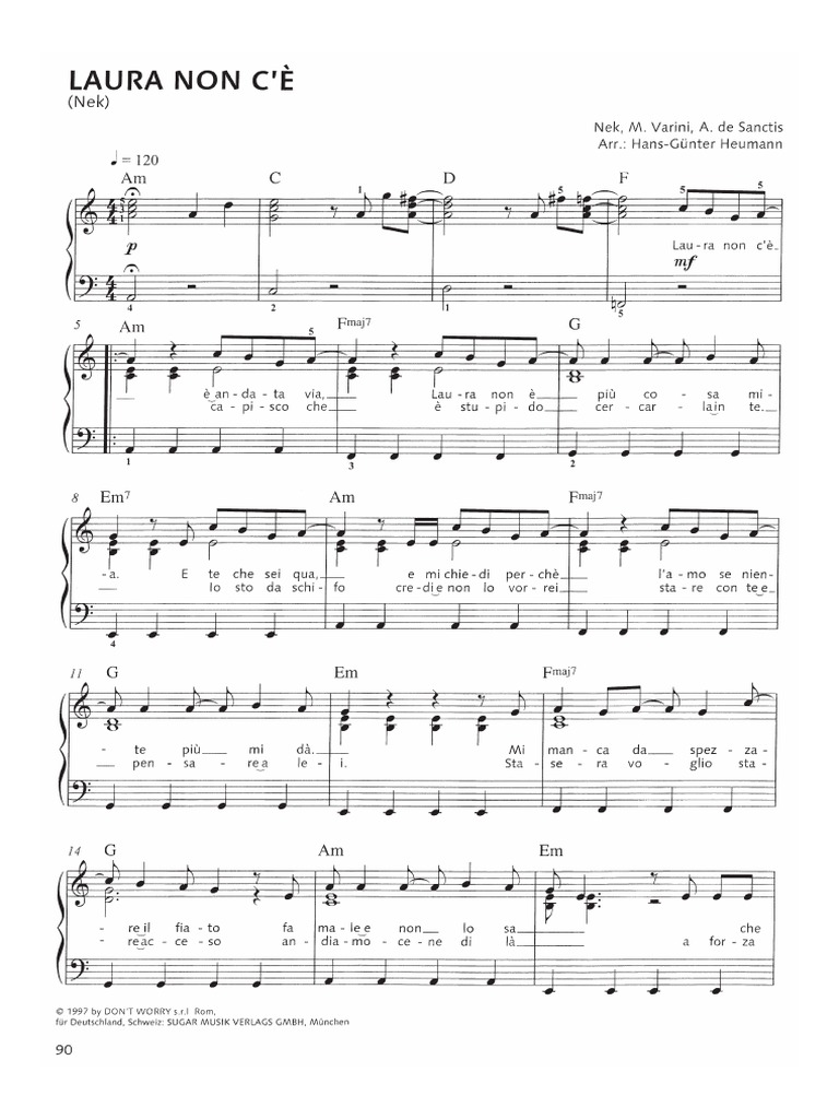 Nek - Laura Non C'è | PDF
