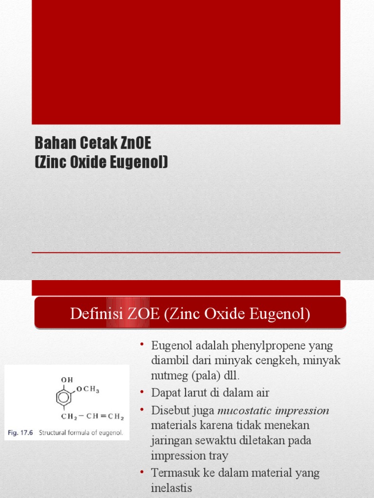 Mashita Dyah - Zinc Oxide Eugenol | PDF | Kesehatan Holistik