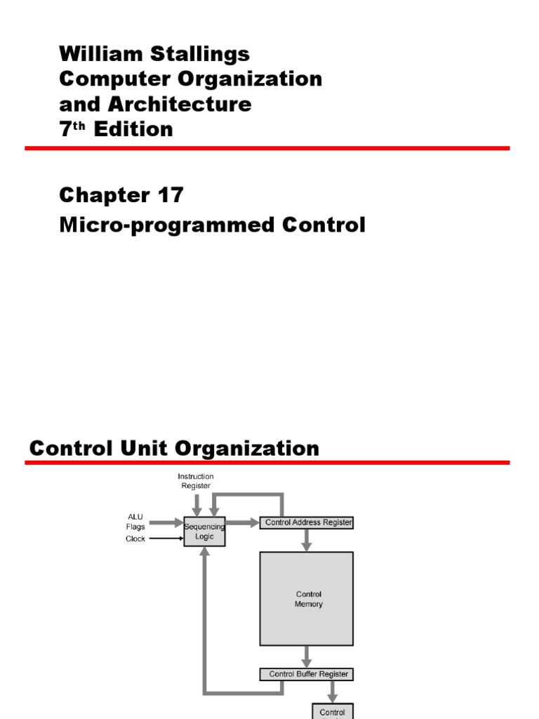 17 Micro-Programmed Control | PDF