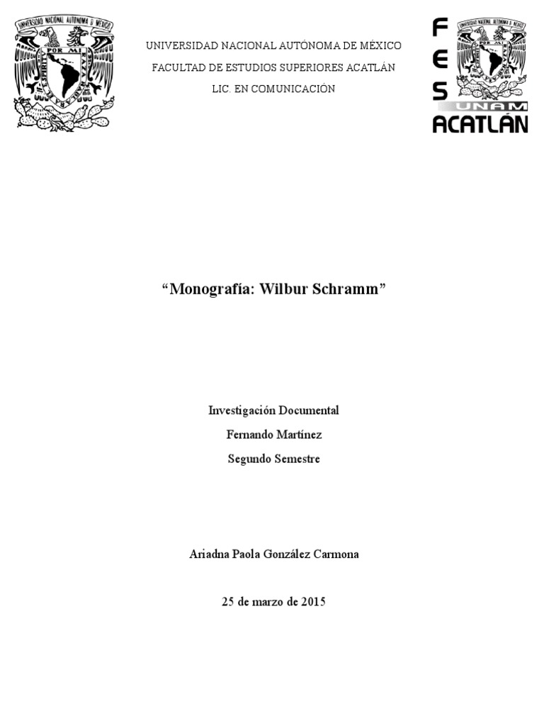 Wilbur Schramm | PDF | Comunicación | Percepción