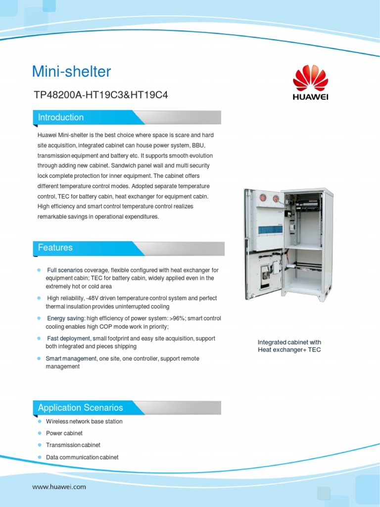 TP48200A-HT19C3&HT19C4 Outdoor Power System Datasheet 01-(20140225 ...