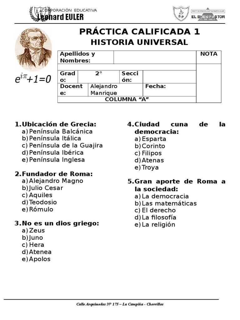 Fichas de Historia Universal 2 Sec | PDF | imperio Bizantino | Francos