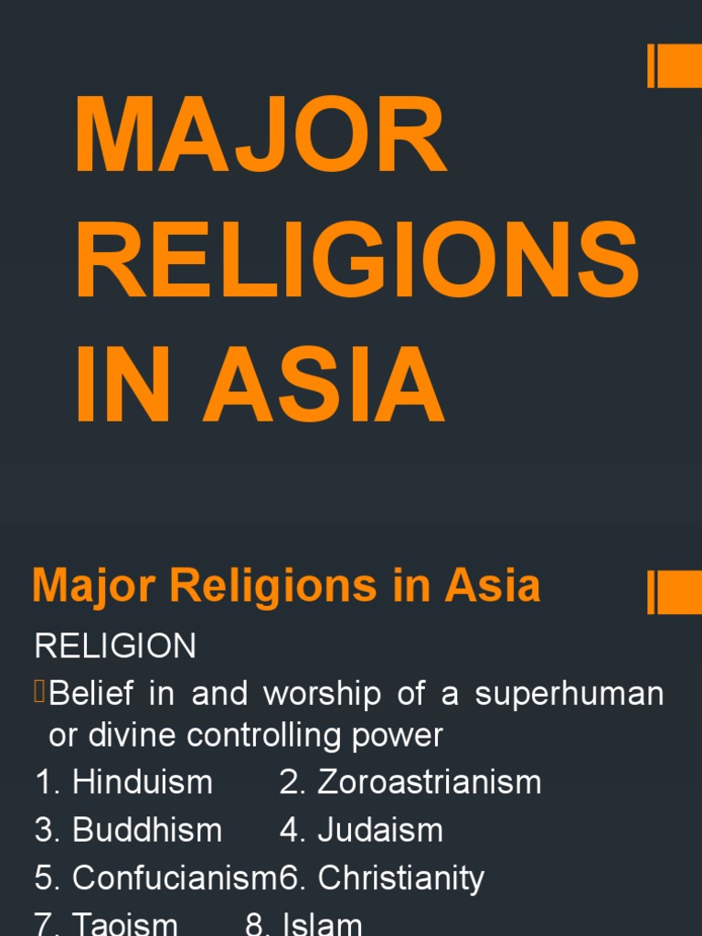 Overview of Major Asian Religions | PDF | Mecca | Muhammad