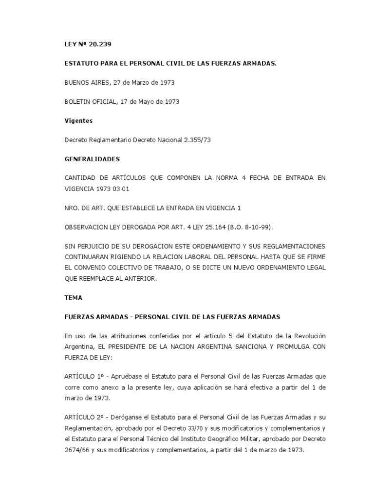 Ley #20239 | PDF | Regulación | Institución