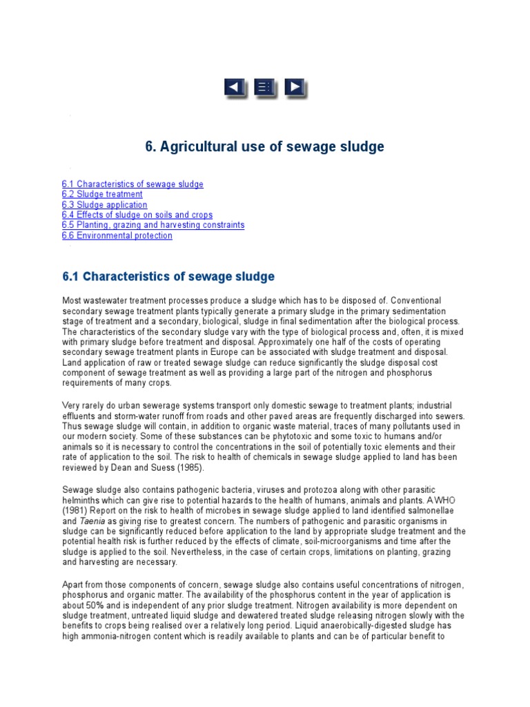 Sludge Characteristics | PDF | Sewage Treatment | Environmental Technology