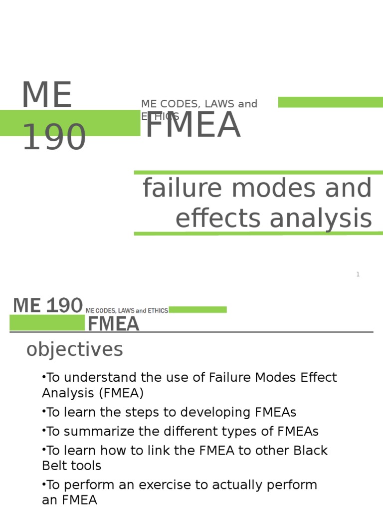 Fmea Revised | PDF | Production And Manufacturing | Business