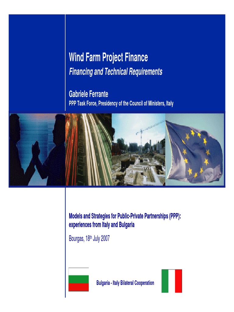 Wind Farm Project Finance: Financing and Technical Requirements ...
