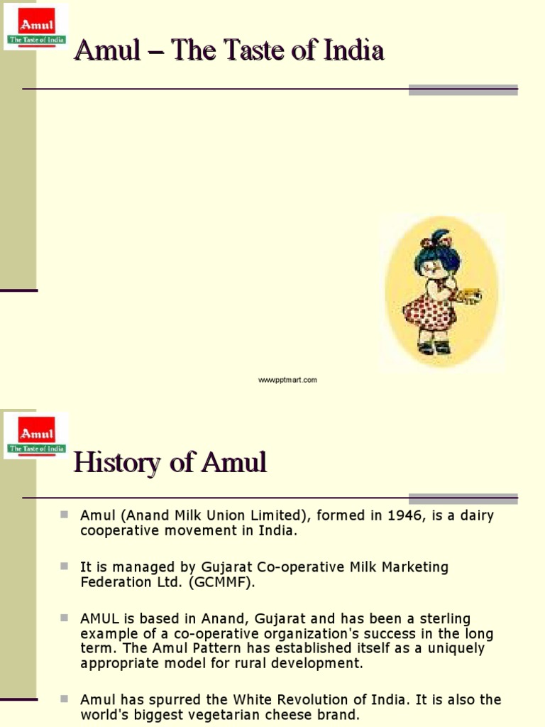 A Comprehensive Overview of Amul: A Pioneering Dairy Cooperative in ...