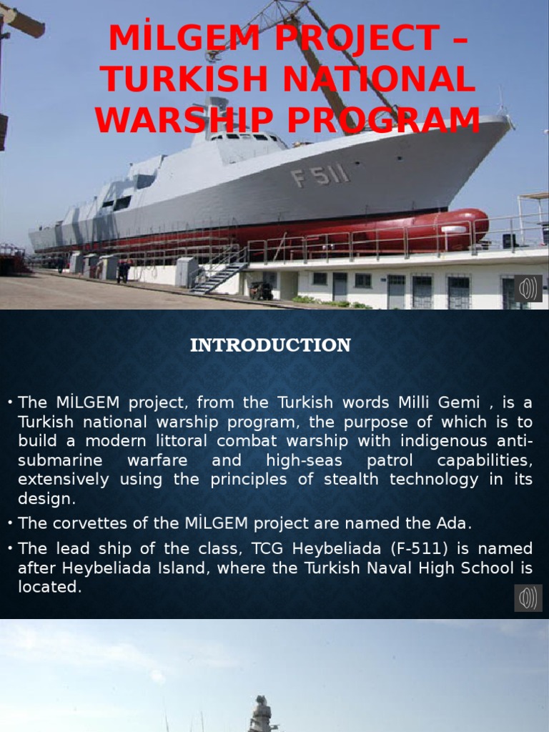 Milgem Project - Tukish National Warship Program | PDF | Watercraft ...