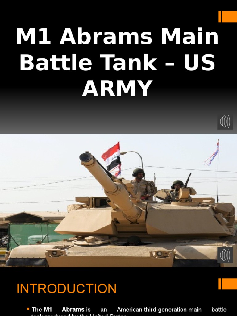 M1 Abrams Tank Specifications Overview | PDF