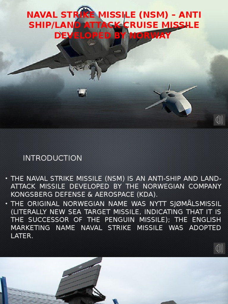 NSM: Norway's Naval Strike Missile Overview | PDF