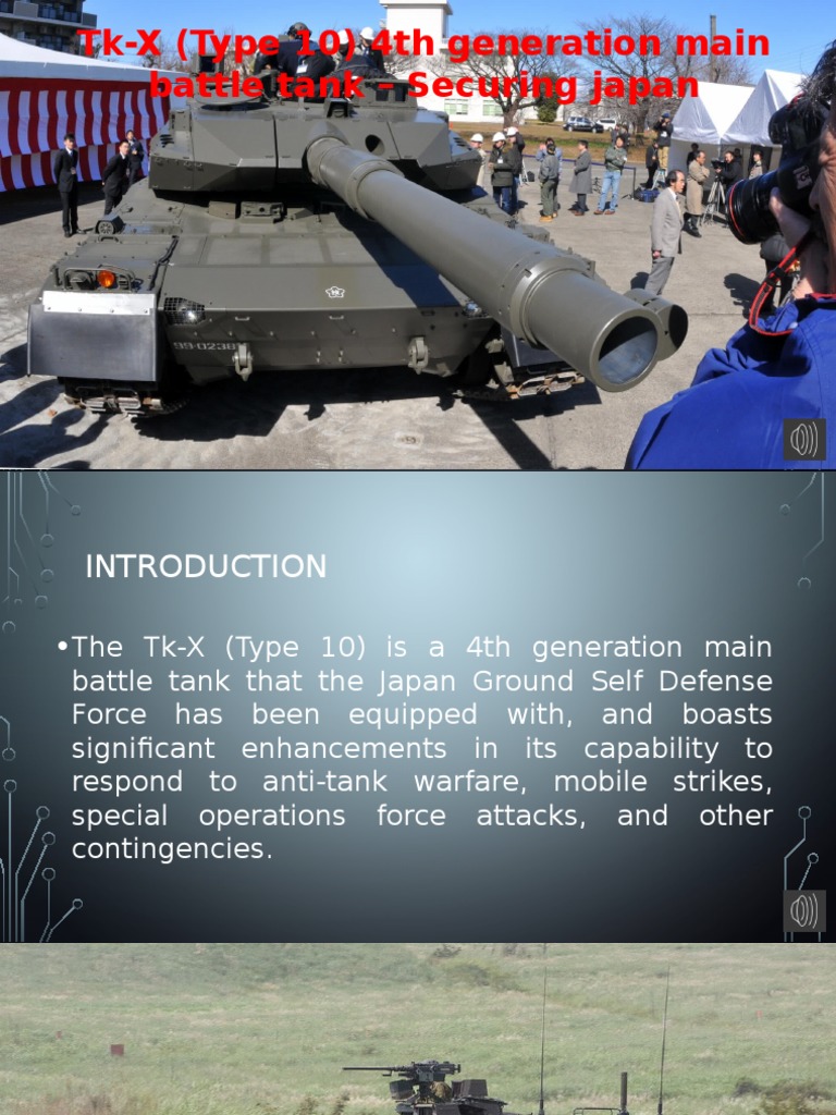 TK-X (Type 10) 4th Generation Main Battle Tank - Securing Japan | PDF ...