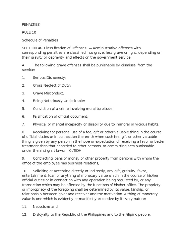 Csc Classification Of Offenses Pdf Fine Penalty Crime And Violence 