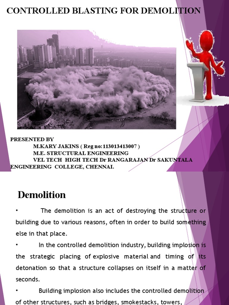 Controlled Blasting For Demolition | PDF | Demolition | Industries