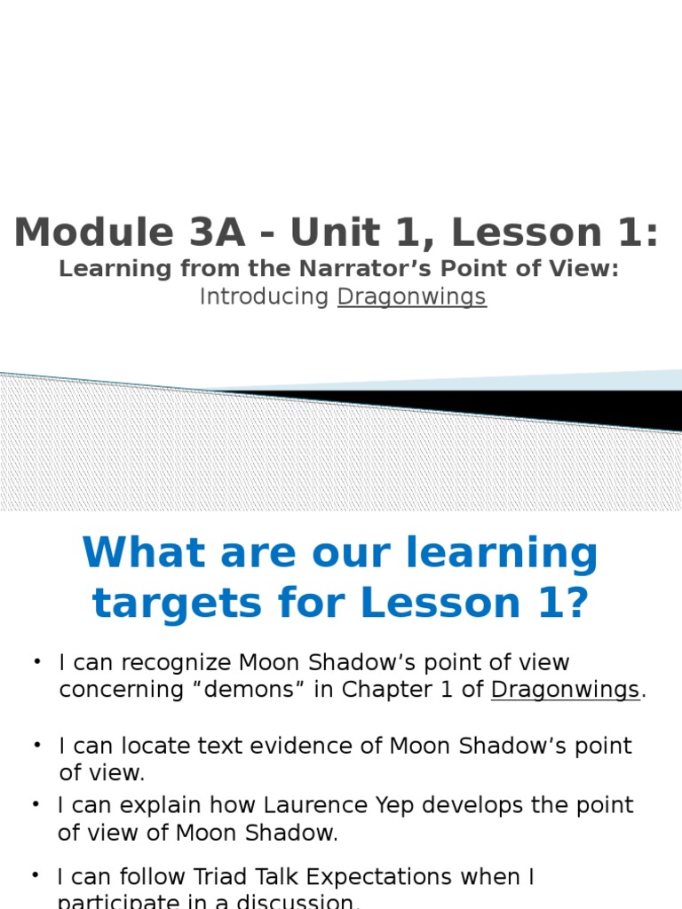 Dragonwings-Lesson 1 | PDF | Language Arts & Discipline