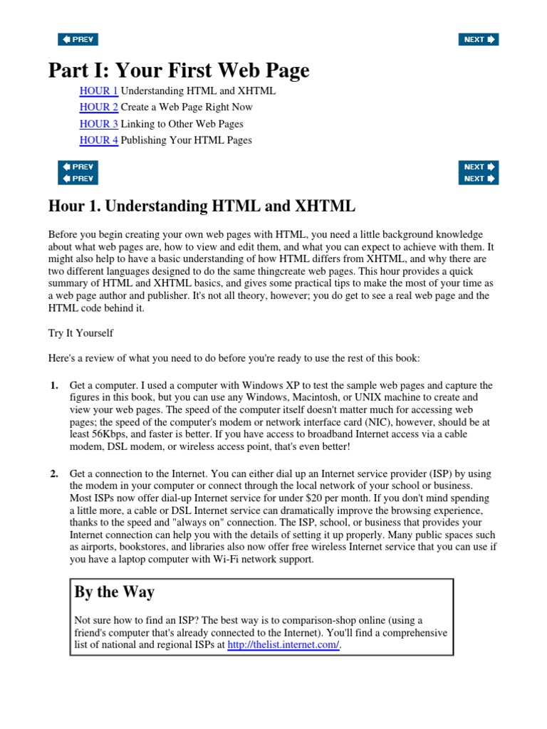 Curs HTML | PDF | Html | Html Element