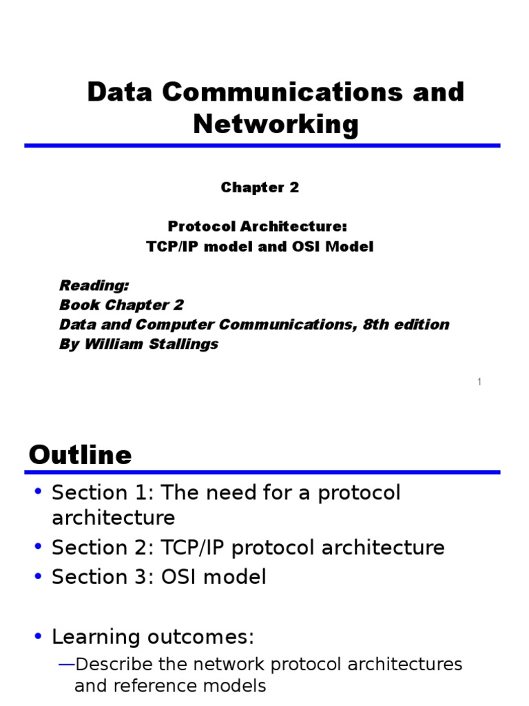 Data Communications and Networking | PDF | Osi Model | Communications ...