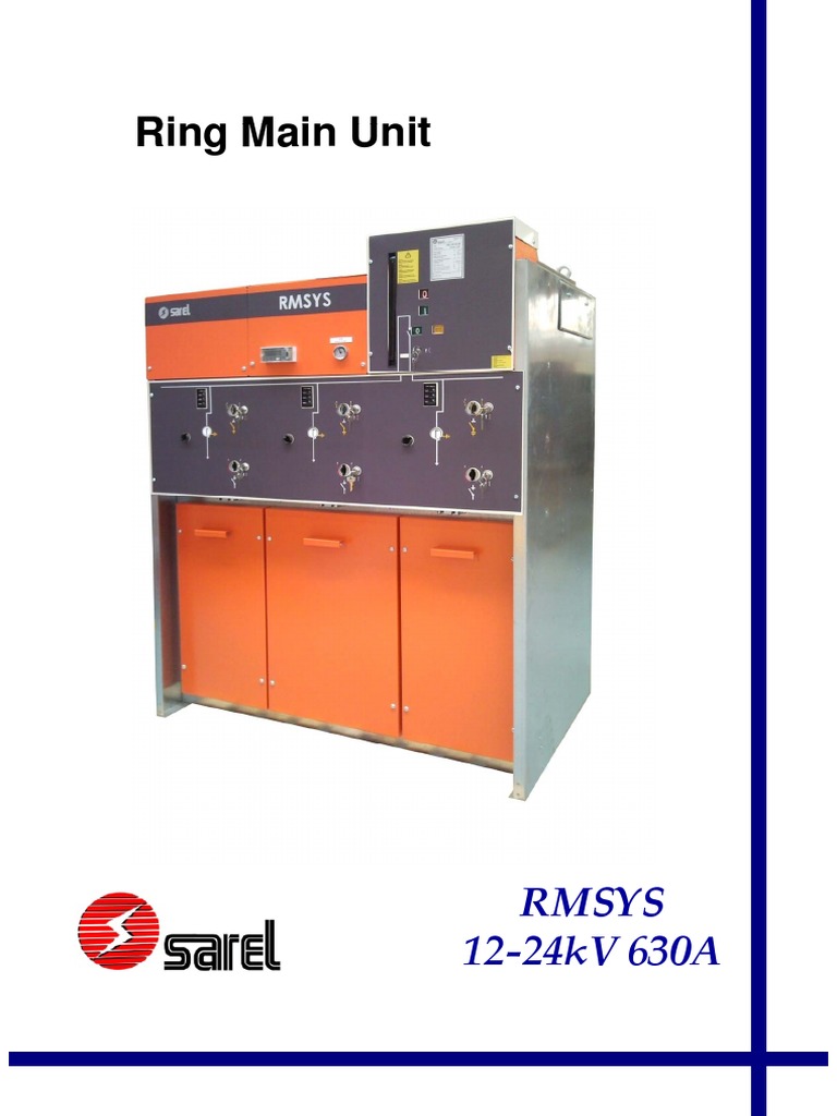 Sarel Rmu Switchboard Rmsys 12-24kv | PDF | Switch | Fuse (Electrical)