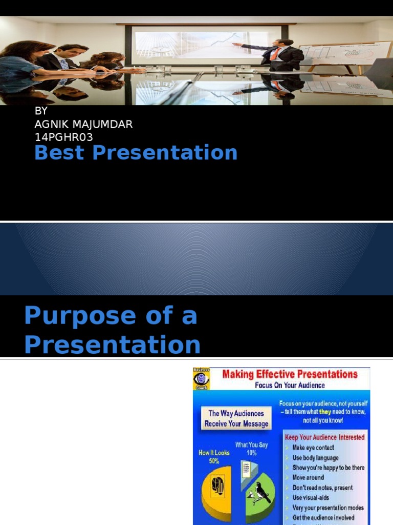 Best Presentation 14PGHR03 Agnik Majumdar | PDF