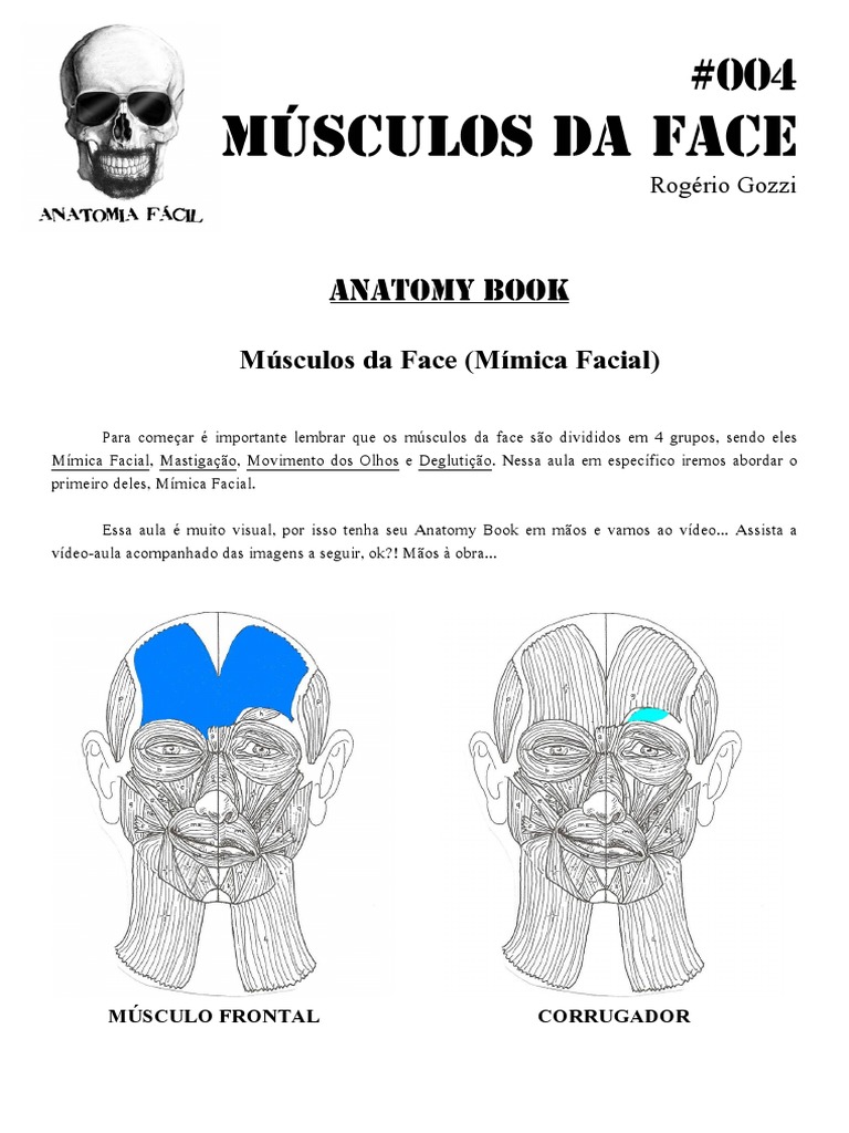 004 Anatomy Book Mu Sculos Da Face PDF | PDF | Rosto | Anatomia humana