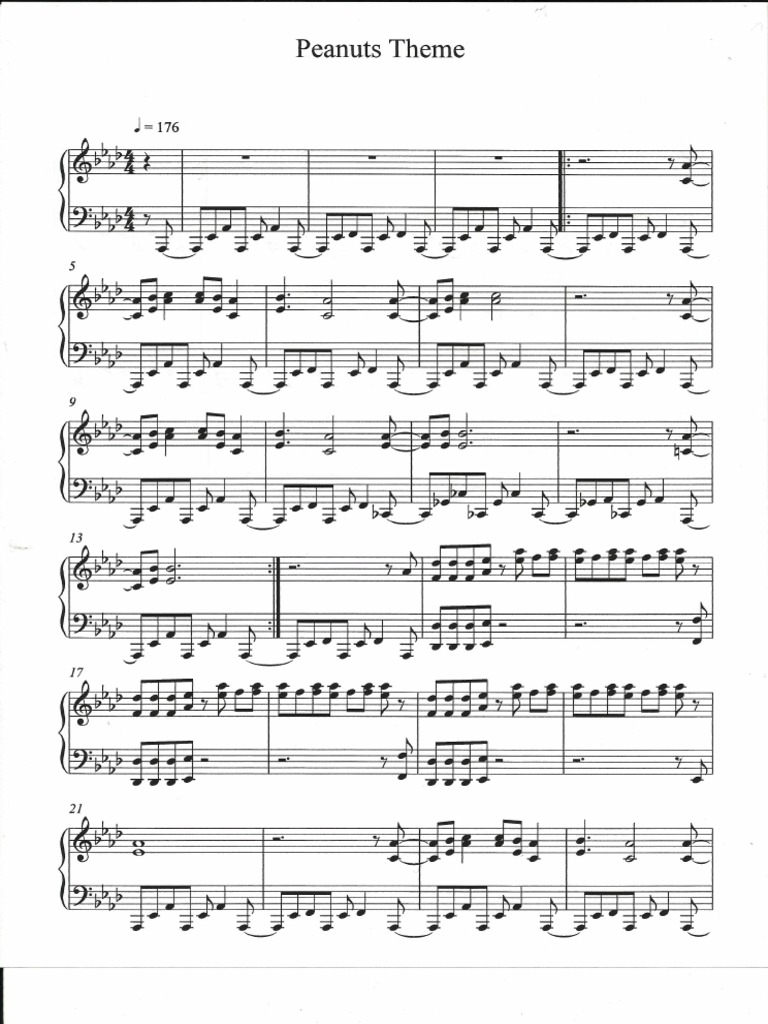 Peanuts Theme | PDF