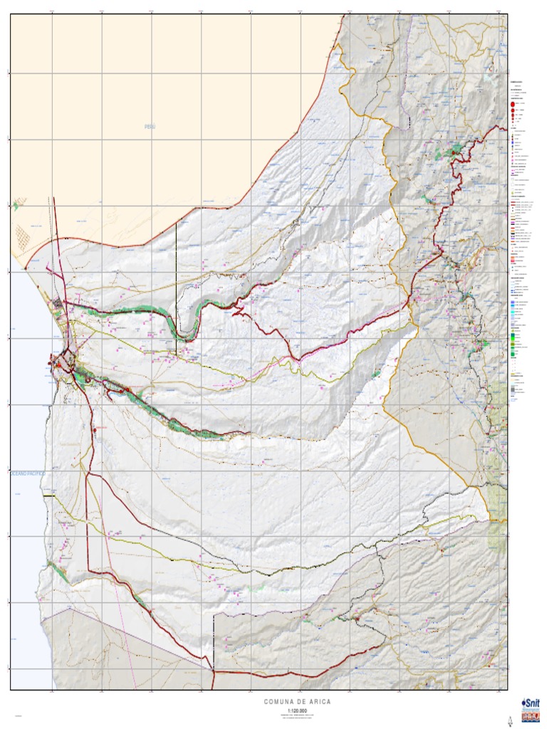 Mapa de La Comuna de Arica Chile. | PDF