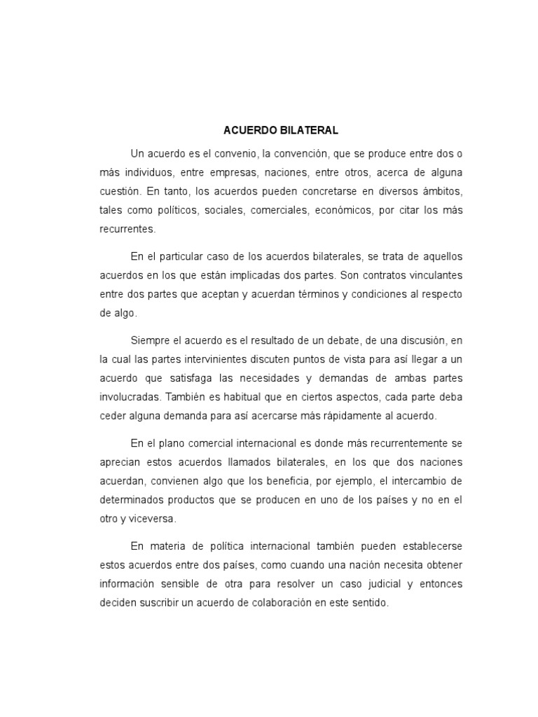 Acuerdo Bilateral | PDF | Venezuela | China