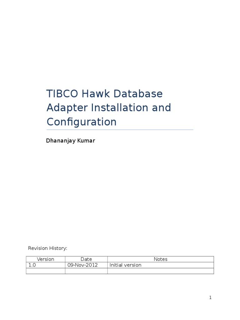 Configuring Hawk Database Adapter | PDF | Microsoft Sql Server | Databases