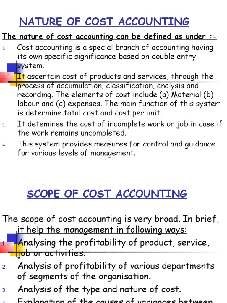 Cost Accounting Presentations | Cost Accounting | Cost | Free 30-day ...