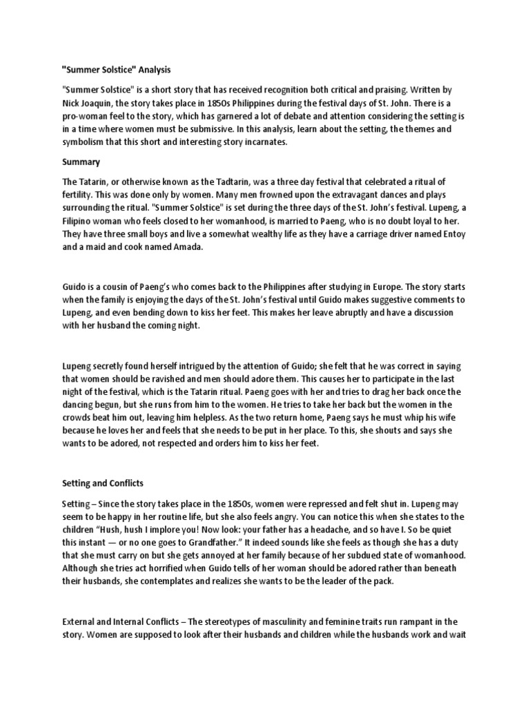 Summer Solstice | PDF