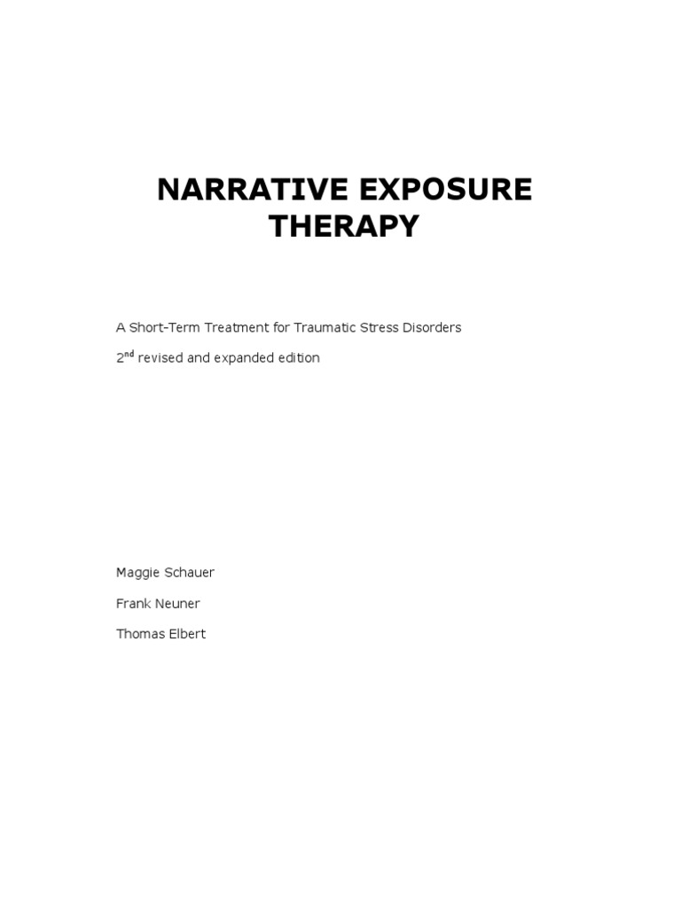 Narrative Exposure Therapy Overview | PDF | Psychological Trauma ...