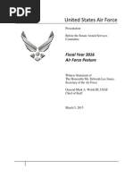 USAF Bio Template | PDF | Defence Ministries | Military