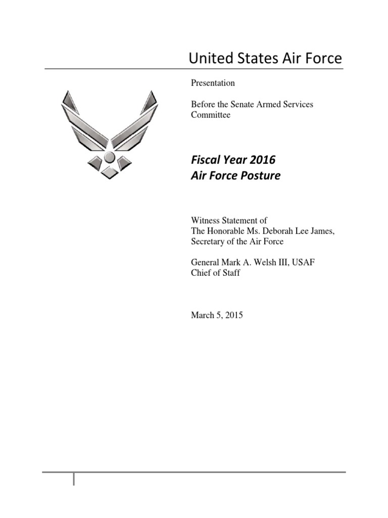 United States Air Force | PDF | Politics | Travel