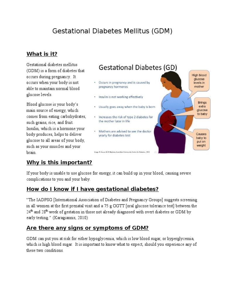 GDM Teaching | PDF | Gestational Diabetes | Diabetes Mellitus Type 2