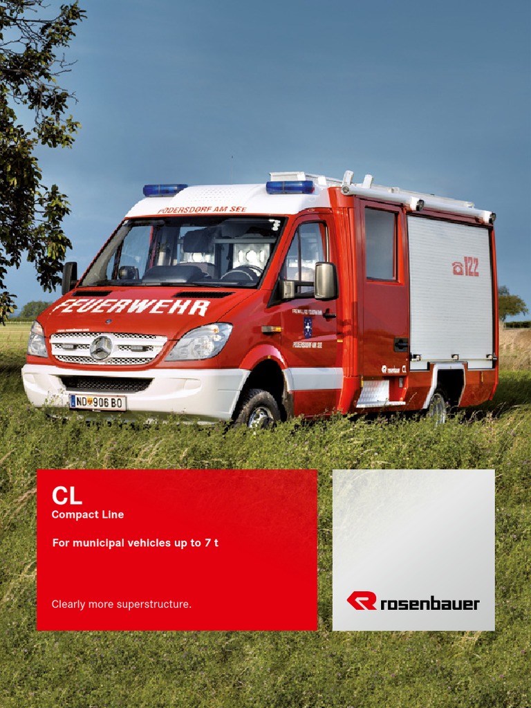 Rosenbauer CL Compact Fire Vehicle | PDF | Mercedes Benz Sprinter ...