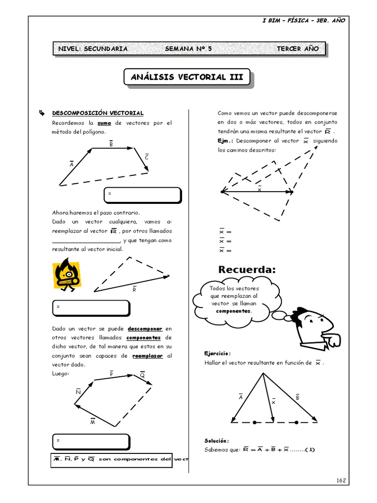 Análisis Vectorial III | PDF | Vector Euclidiano | Geometría del plano euclidiano