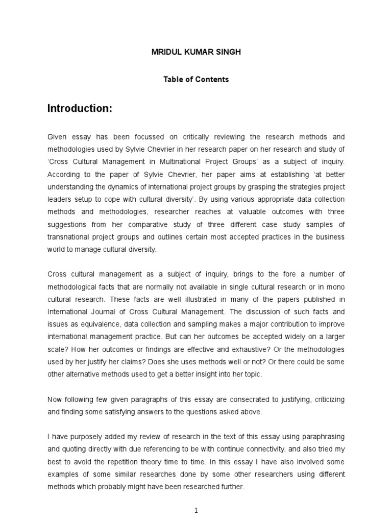 Mridul Kumar Singh | PDF | Sampling (Statistics) | Observation