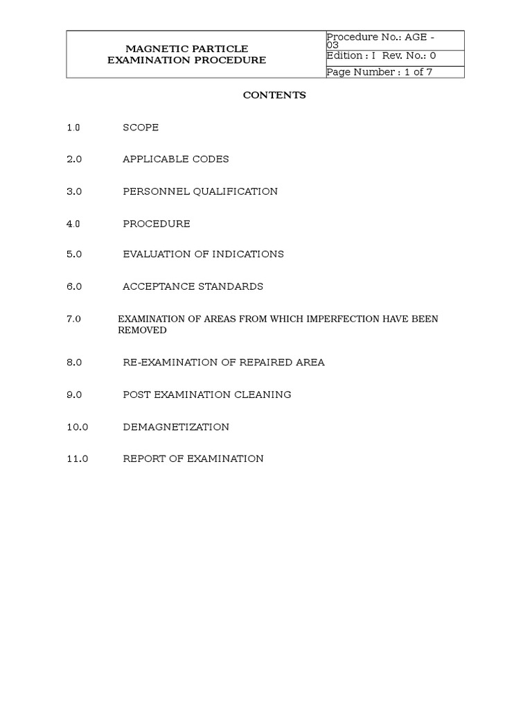MT Sample Procedure | PDF | Applied And Interdisciplinary Physics ...