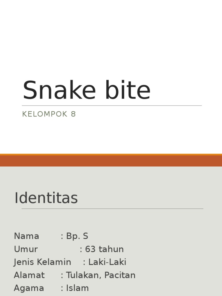 Snake Bite. | PDF