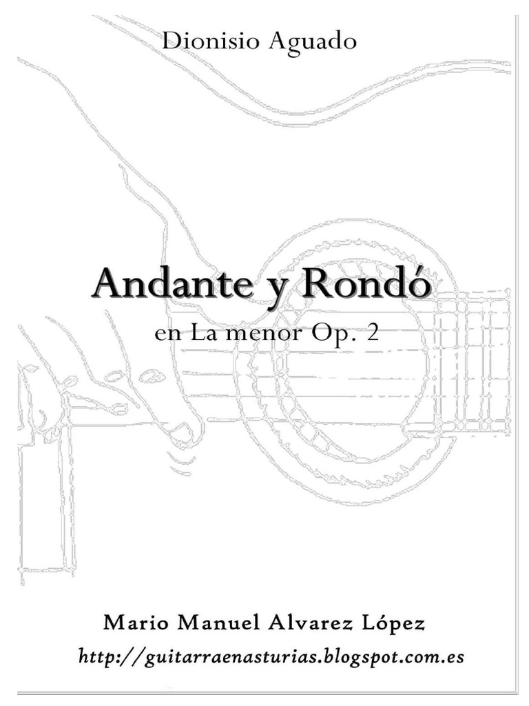 Aguado D. Andante y Rondo en La Menor | PDF