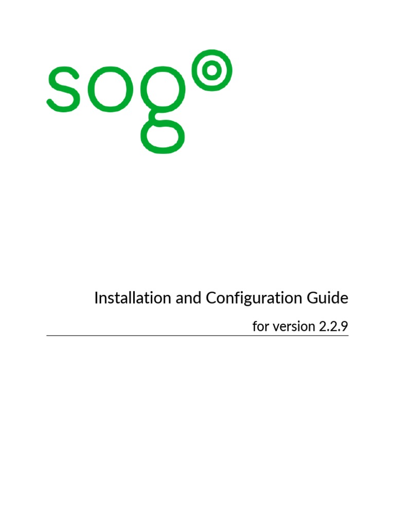 SOGo Installation Guide | Download Free PDF | Postgre Sql | Internet ...