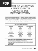 Purified Water System Validation - 1 | PDF | Verification And ...