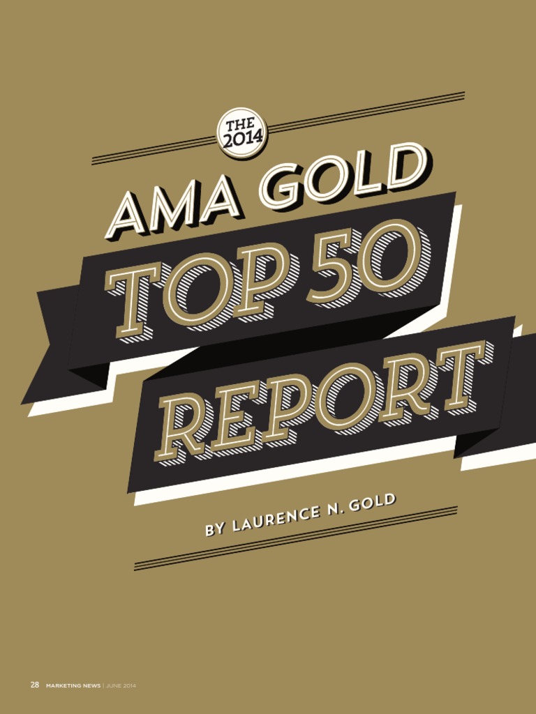 The AMA Gold Top 50 Report | PDF
