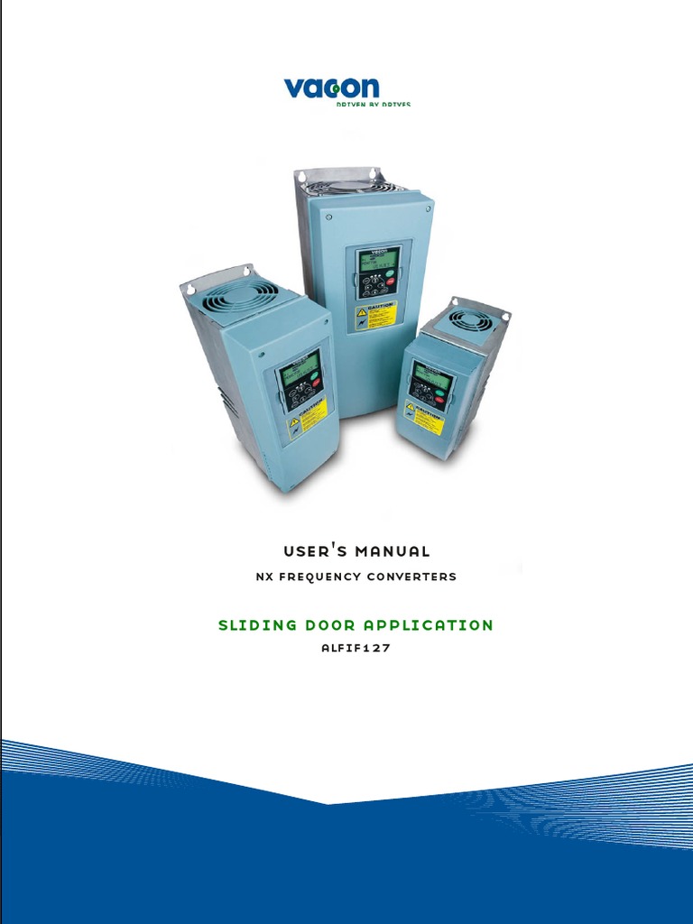 Vacon NXL Lift Door ALFIF127 Application Manual UD | Parameter (Computer Programming) | Frequency
