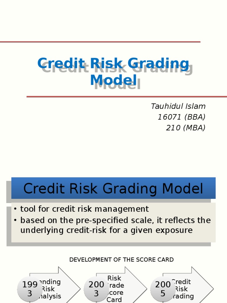 Credit Risk Grading | PDF | Credit (Finance) | Leverage (Finance)