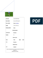 Messi Quiz: 50 Trivia Questions | PDF | Lionel Messi | Fc Barcelona