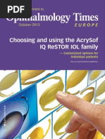 AMO AR40 Spec Sheet | PDF | Poly(Methyl Methacrylate) | Vision