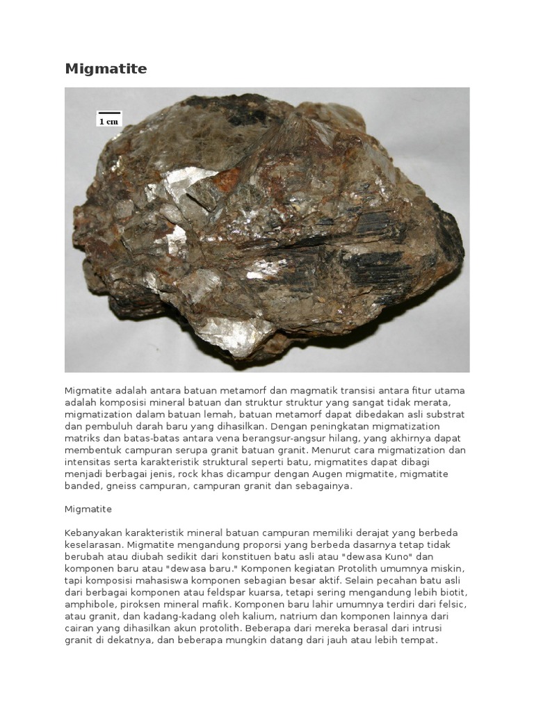 Migmatite | PDF